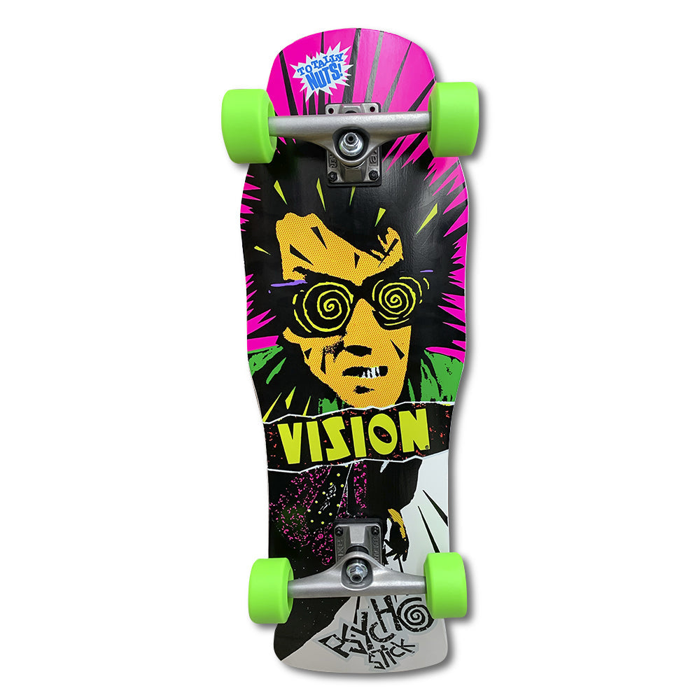 VISION PSYCHO STICK MODERN CONCAVE WHITE DIP CUSTOM COMPLETE ...